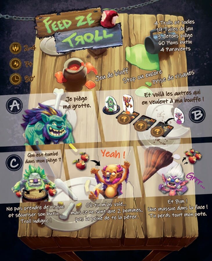Feed ze Troll – La table des jeux